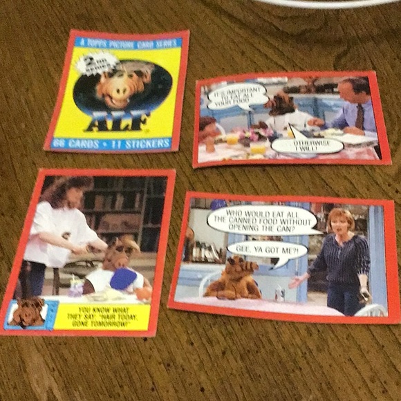 Alf | Other | 4 Alf Trading Cards Added To Any Bundle Free Free Cards ...